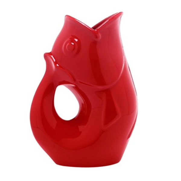 Mini GurglePot Bright Red 3oz – Vivid Hue Home