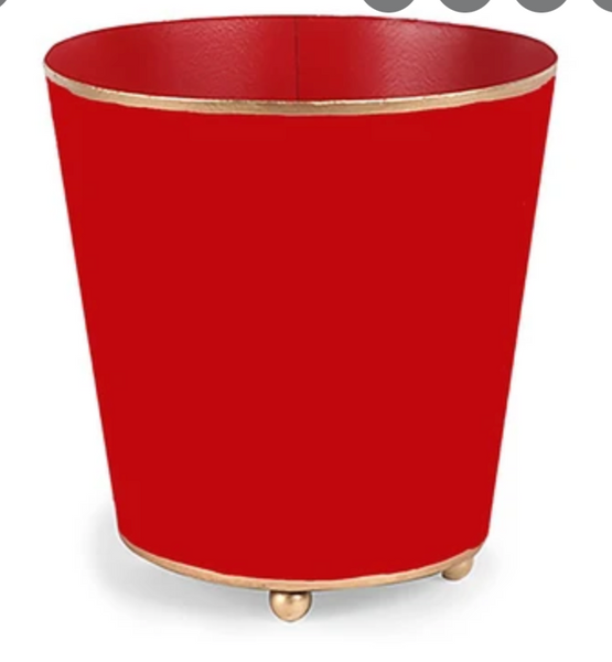 Red 4" Round Cachepot – Vivid Hue Home